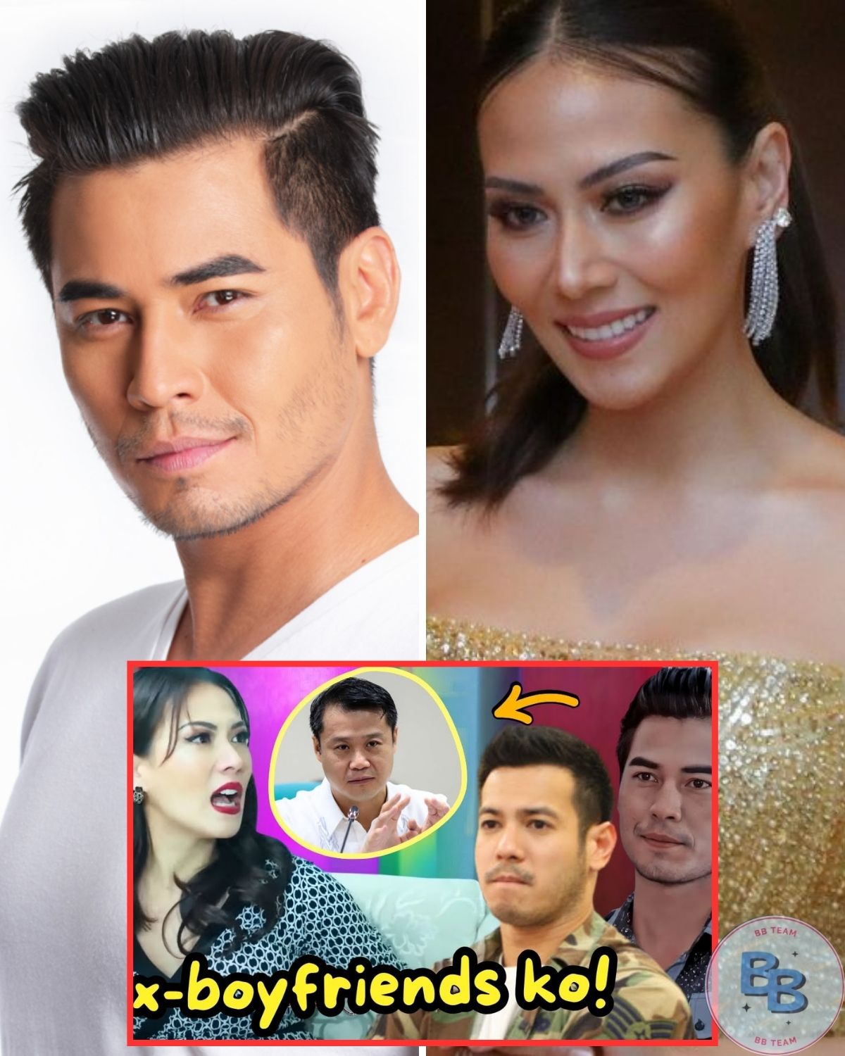 Ang mga ex-boyfriend ni BIANCA MANALO na sina FABIO IDE at JOHN PRATS ...