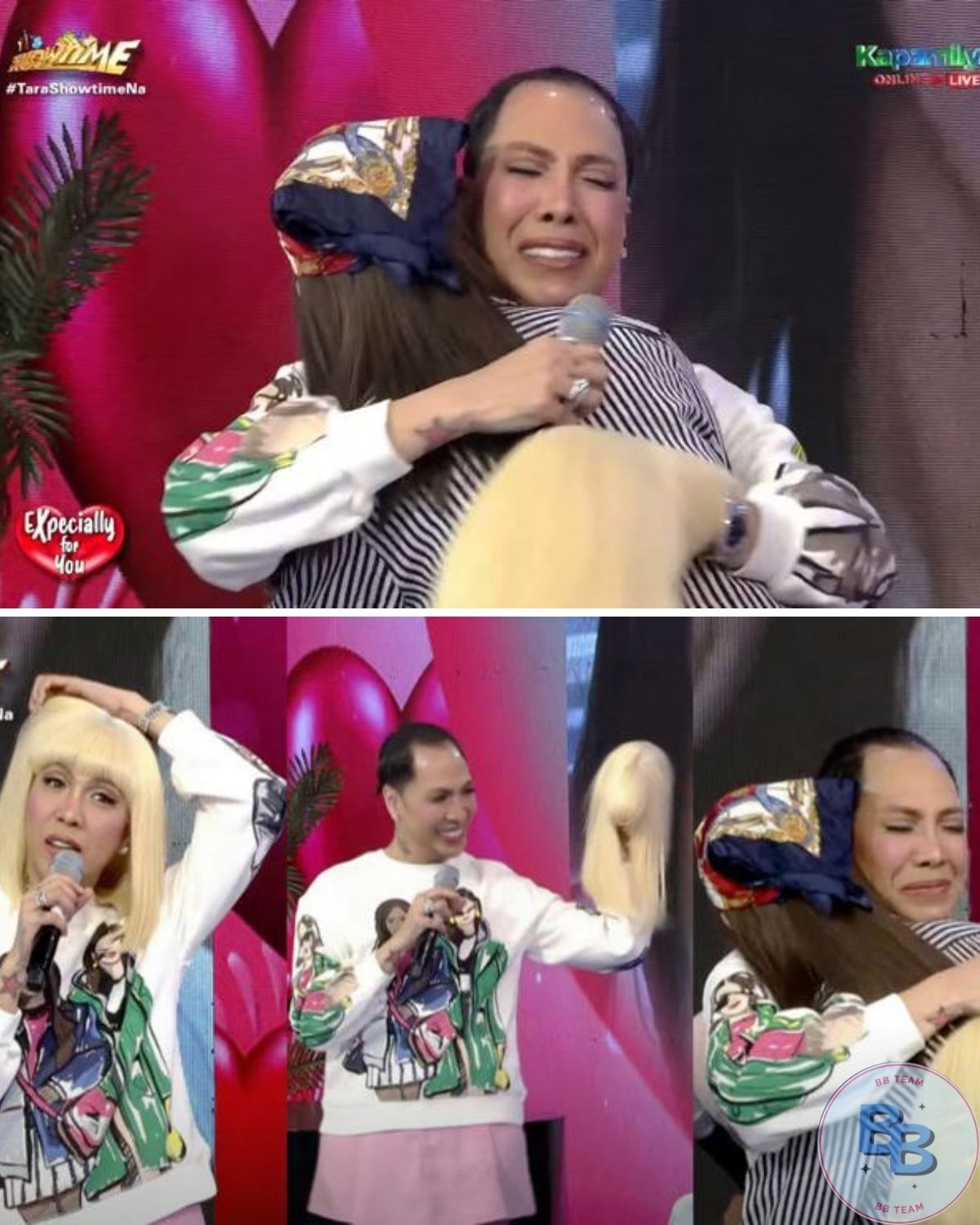 Vice Ganda gets 'It's Showtime' audience crying as she removes wig to ...
