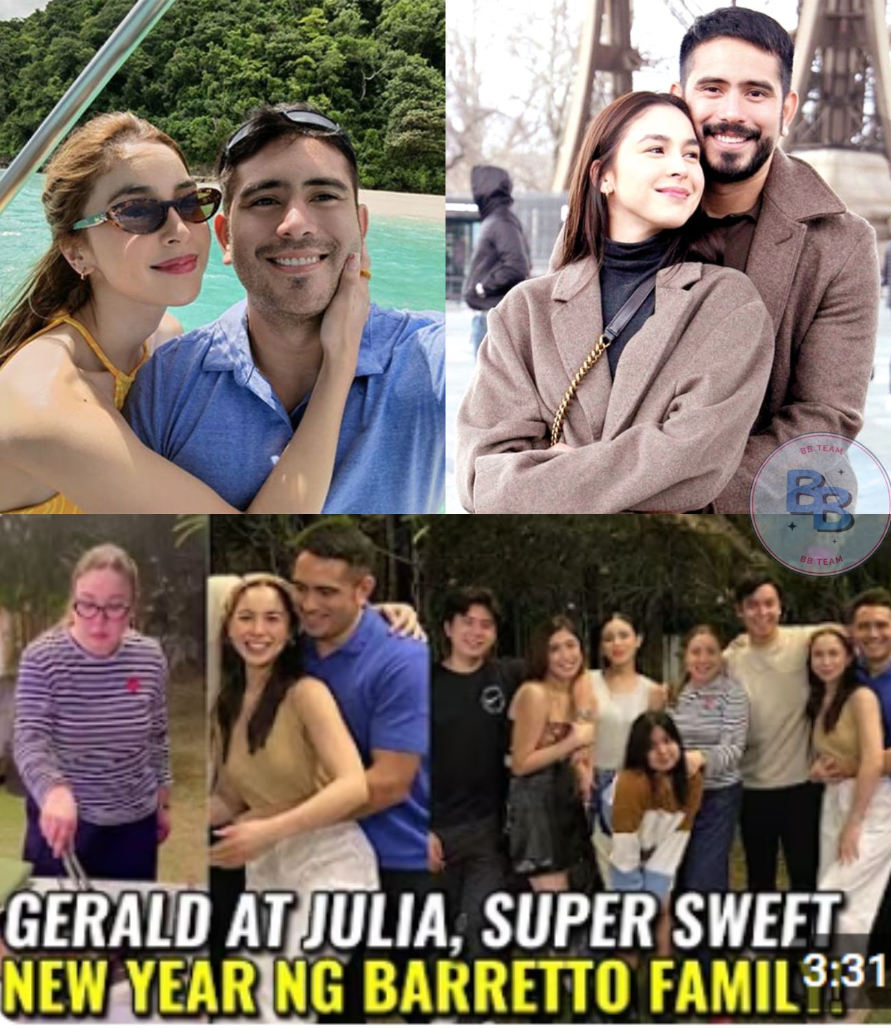 MARJORIE BARRETTO BONGGA ANG HANDA SA PAMILYA! JULIA AT GERALD SWEET NA ...