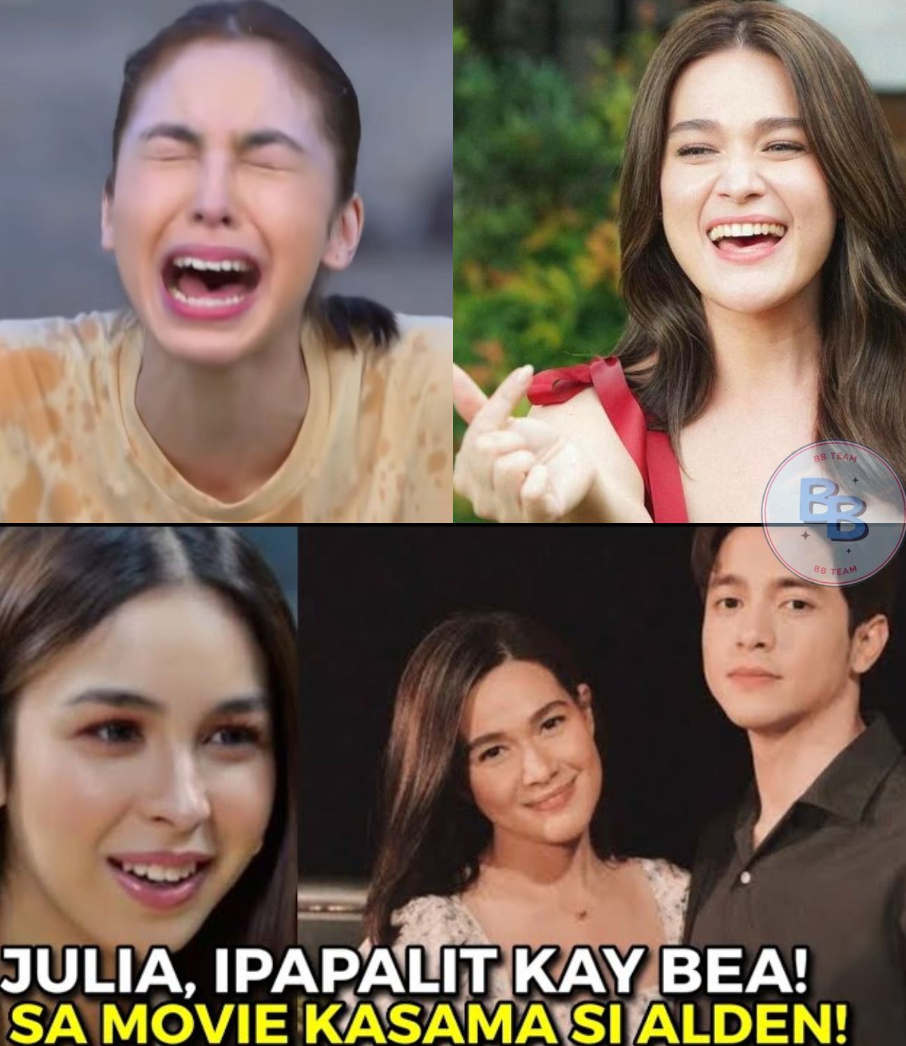 REAKSYON ni JULIA BARRETTO na sya ang IPAPALIT kay BEA ALONZO sa Movie with ALDEN Richards ...