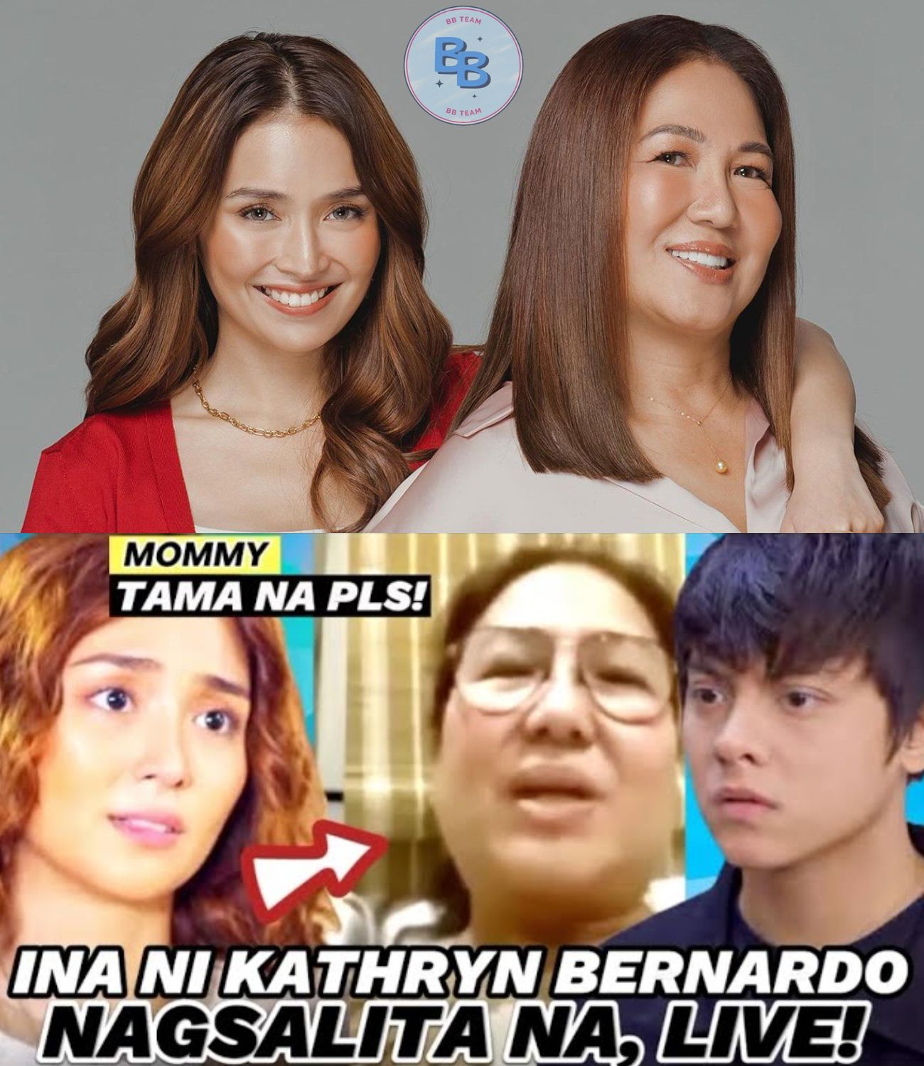 INA ni KATHRYN BERNARDO NAG-LIVE 🔴 MAY PARATANG kay DANIEL PADILLA ...