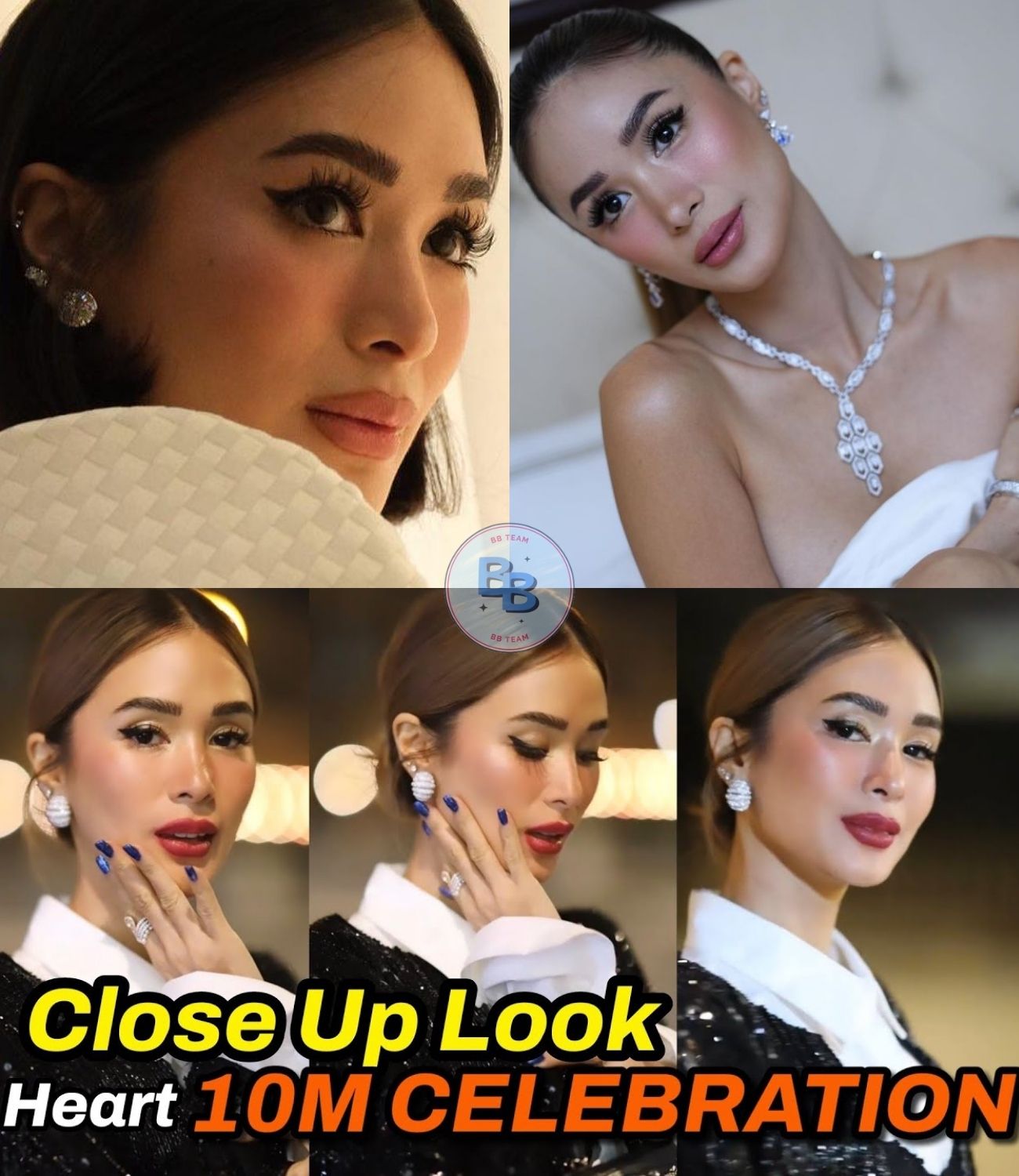 Heart Evangelista CLOSE UP LOOK RUMAMPA sa 10 Million CELEBRATION sa IG ...