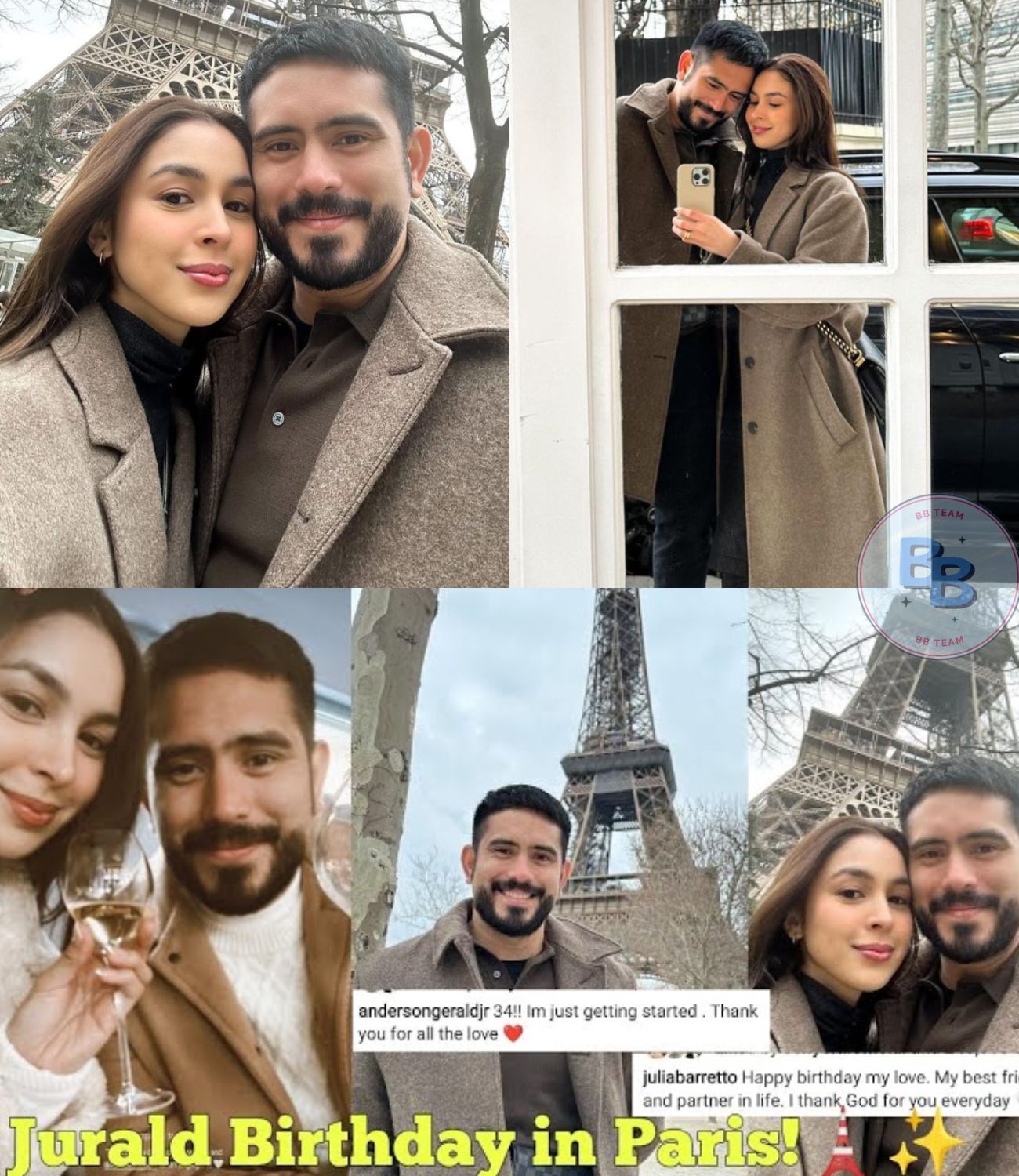 Julia Barretto & Gerald Anderson FLY to Paris, France & CELEBRATED ...