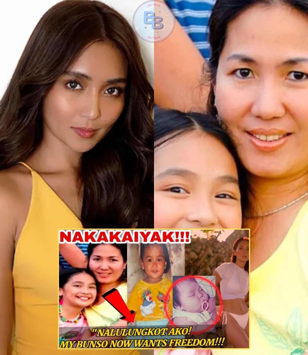 AMAZING! MOMMY MIN BERNARDO IBINAHAGI "BABY PHOTOS" NI KATHRYN BERNARDO ...