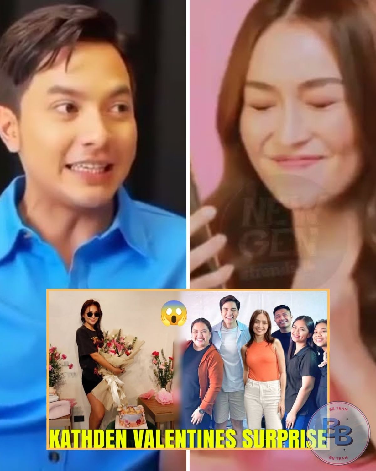 Napaiyak si Kathryn Bernardo sa tuwa nang makatanggap siya ng Valentine ...