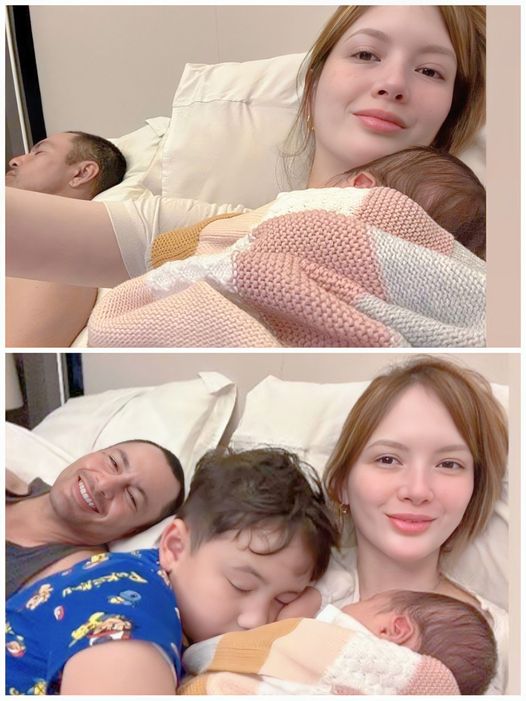 Ellen Adarna Shares a Cozy Family Moment in Bed with Newborn Baby 💖👶 - News