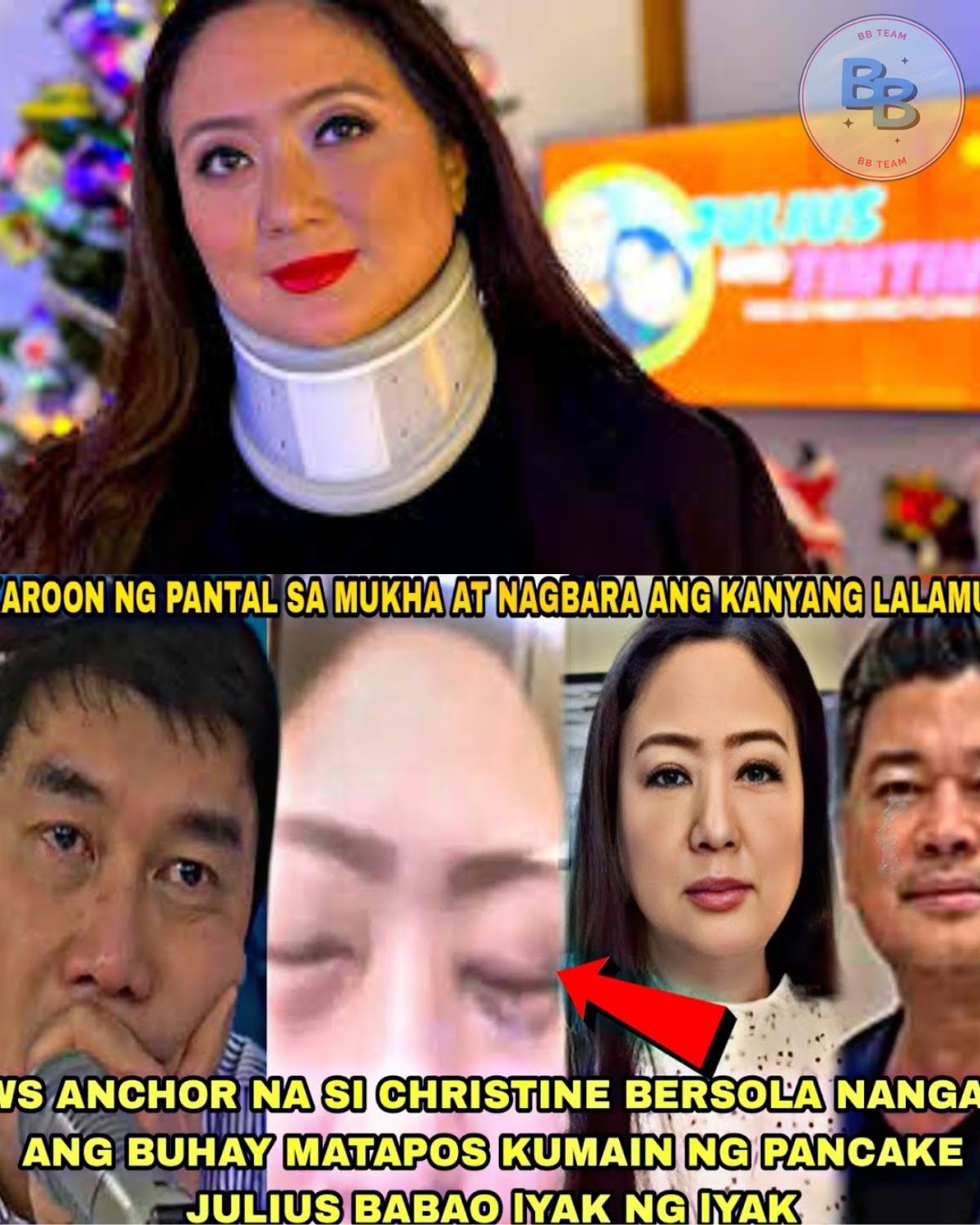 SHOCKING: News Anchor Christine Bersola in Danger After Eating Pancakes ...