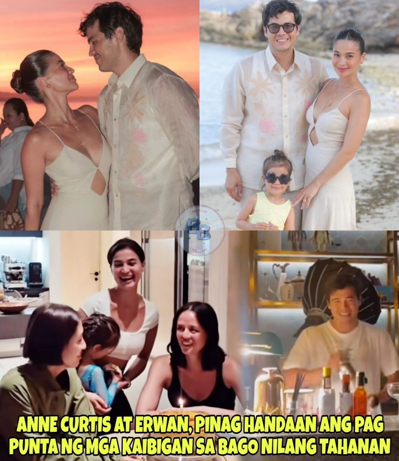 Anne Curtis at Erwan, Pinaghandaang Mabuti ang Pagdating ng Kanilang Mga Kaibigan sa Kanilang ...