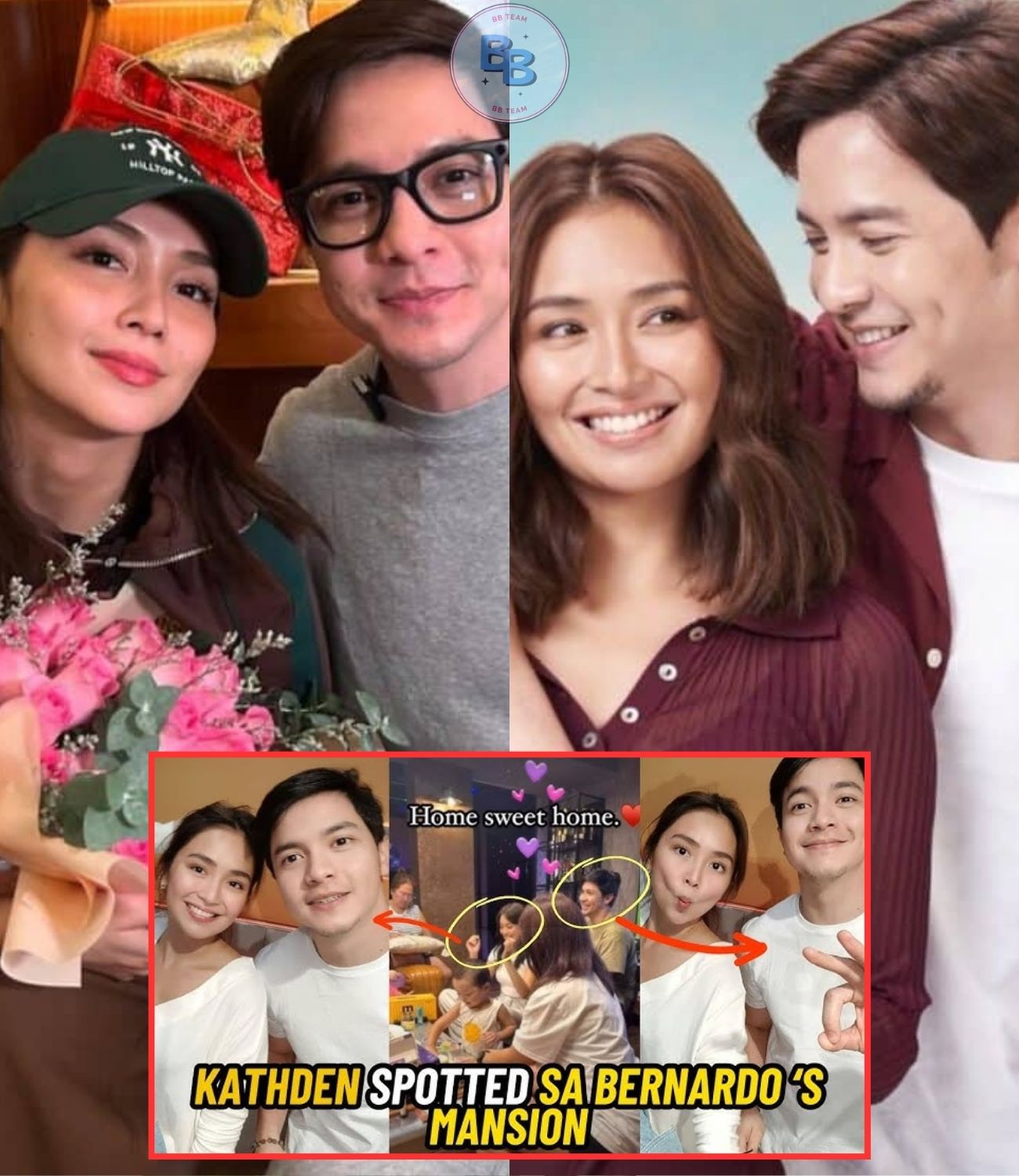 Alden, Nakunan sa Mansion ni Kathryn Bernardo Kasama si Mommy Min at ang Buong Bernardo Family ...