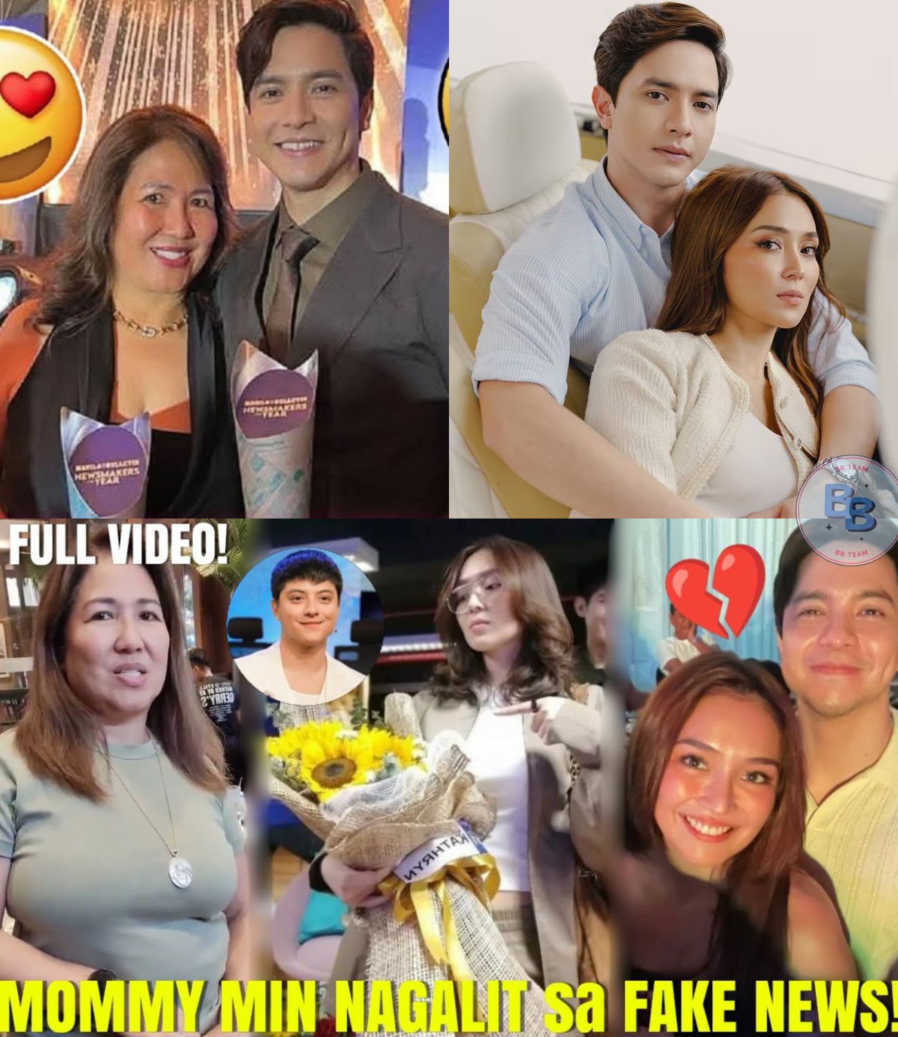 BUONG VIDEO! Nilinaw ng Nanay ni Min ang Isyu ng Pagkalat ng Fake News "KathDen, malapit na ...