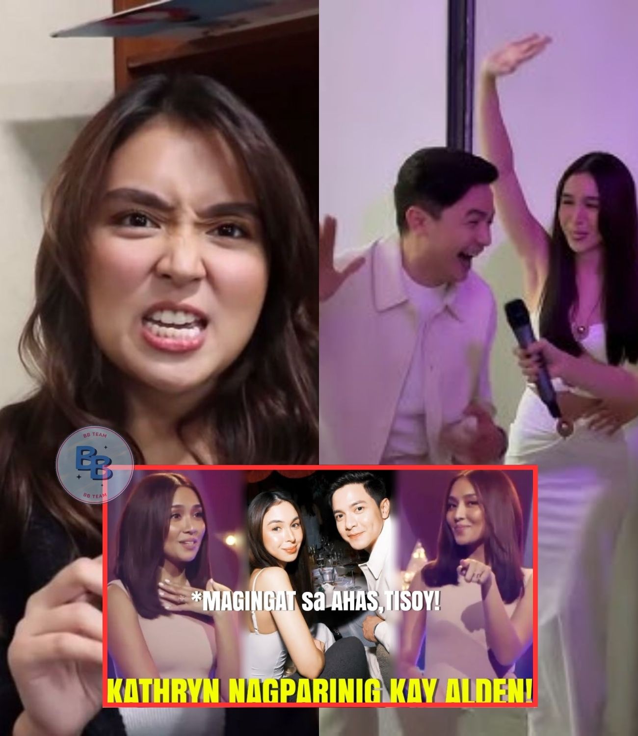 SHocKing: Kitang-Kita ang Displeasure ni Kathryn Nang Makita ang Intimate Moment nina Alden at ...
