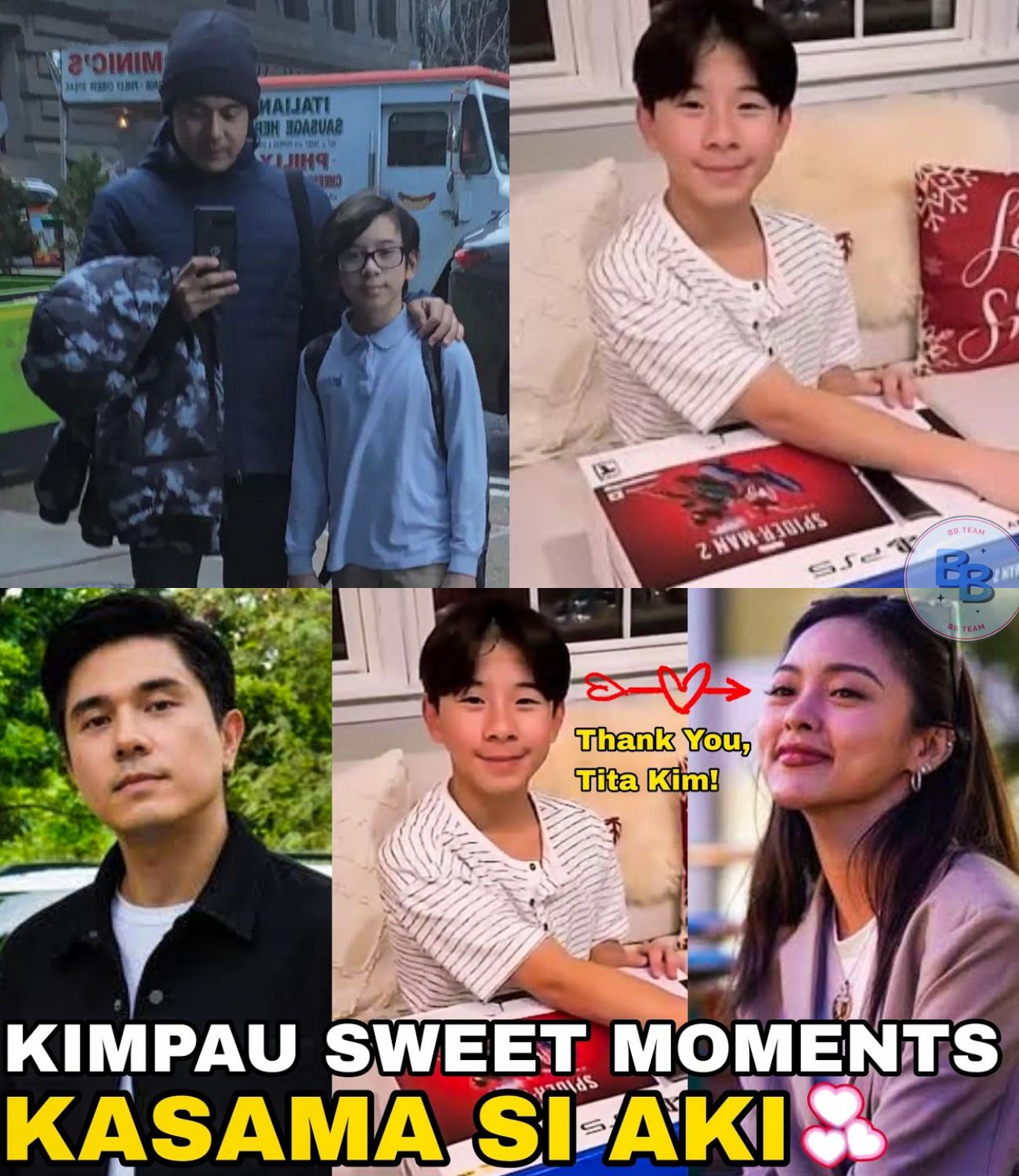 WOW! KIMPAU SINORPRESA ANG ANAK NI PAULO AVELINO NA SI AKI SA AMERIKA, KIM CHIU NAPAMAHAL SA ...