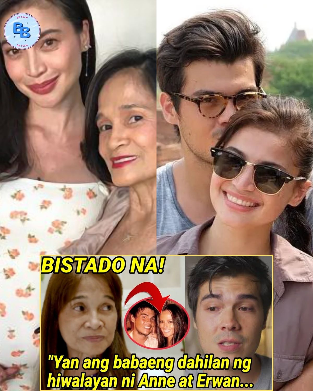 INA ni ANNE na si CARMEN Curtis IBINULGAR ang dahilan ng HIWALAYAN ni ANNE Curtis at ERWAN ...