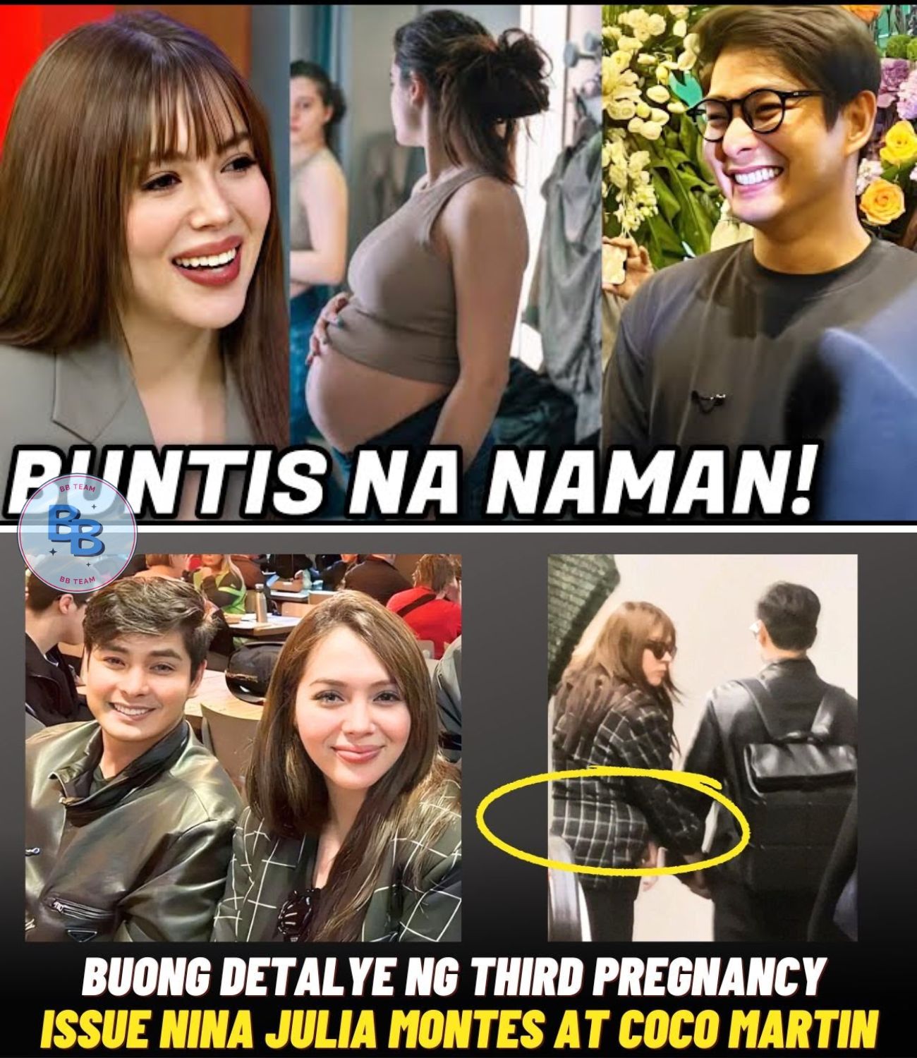 BREAKING NEWS: BUONG DETALYE ng THIRD PREGNANCY issue ni Julia Montes ...