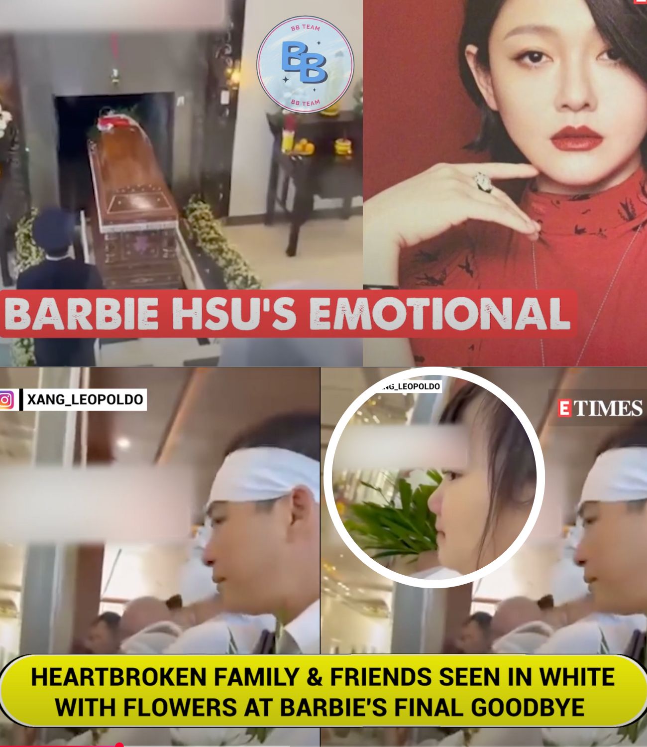 Nakakasakit ng Puso na mga Eksena sa Libing ni Barbie Hsu: DJ Koo Breaks Down, Ex-Husband Wang ...