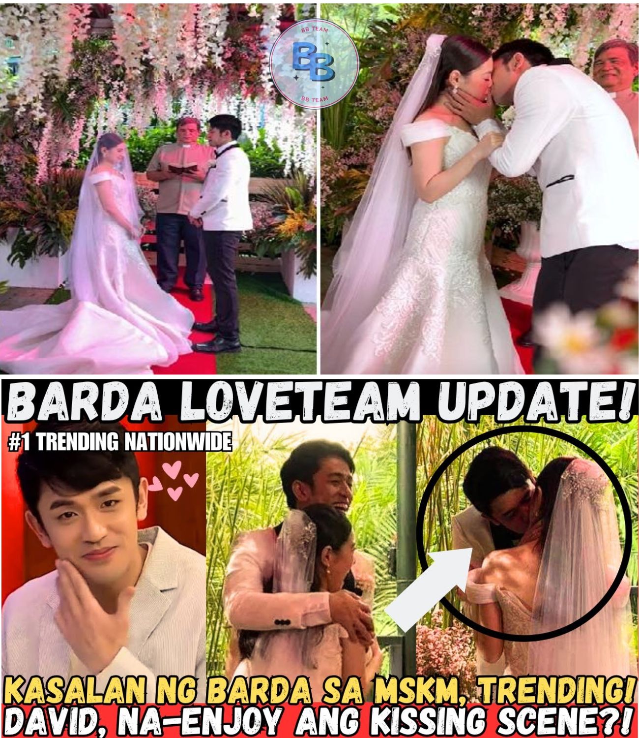 BREAKING NEWS: NAG-ENJOY si David Licauco sa Kissing Scene nila ni Barbie Forteza! Trending ...