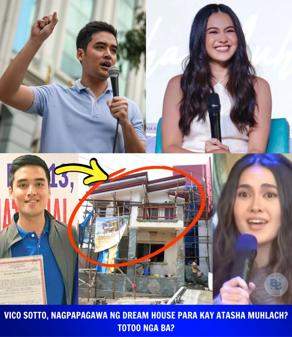 VICO SOTTO, NAGPAPAGAWA NG DREAM HOUSE PARA KAY ATASHA MUHLACH? TOTOO NGA BA? - News
