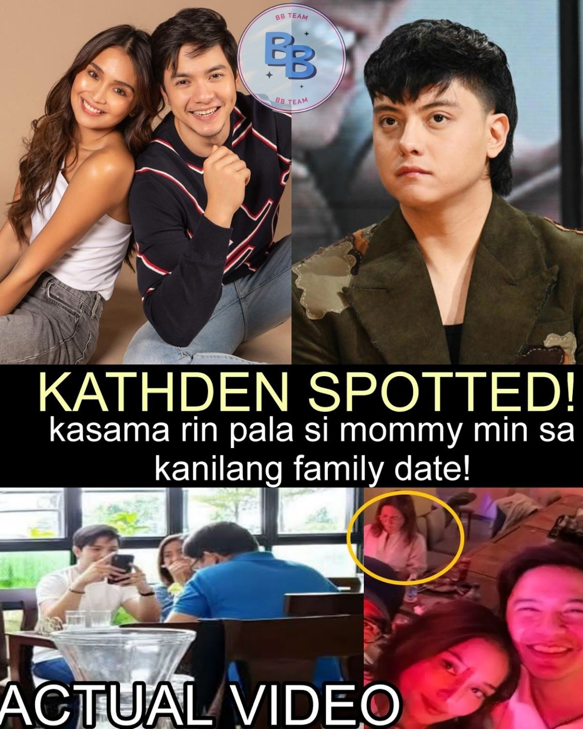 Actual video! Alden at Kathryn spotted sa Isang restaurant kasama ang pamilya ni Alden! - News