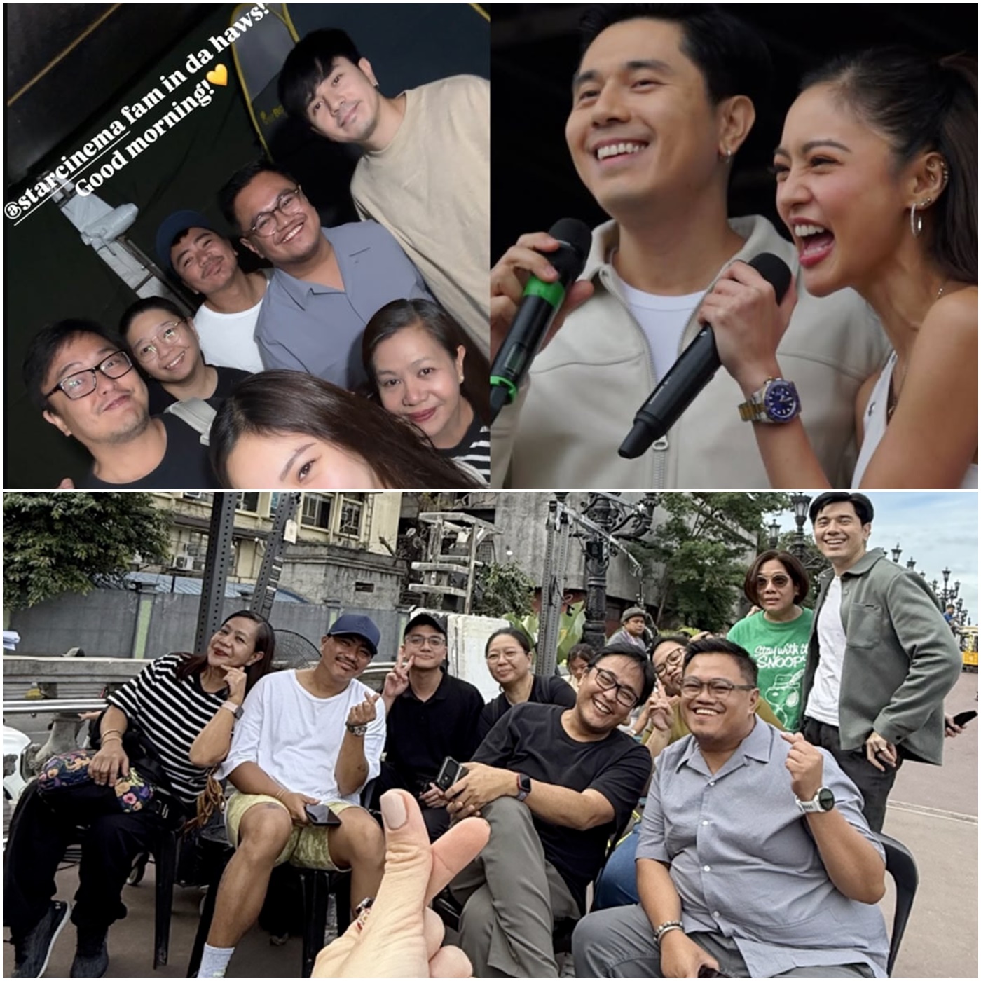 Kim Chiu, Paulo Avelino bond with Star Cinema staff, resume promotion of film - News