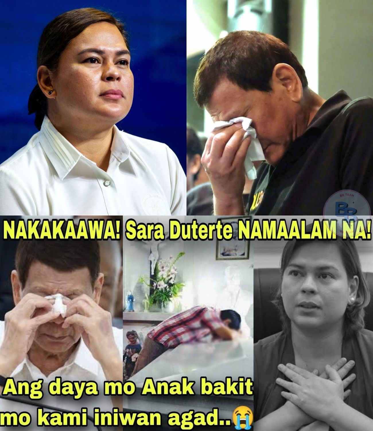 NAKAKAIYAK! President Duterte, EMOSYONAL na Dumalaw sa Labi ni Sara ...