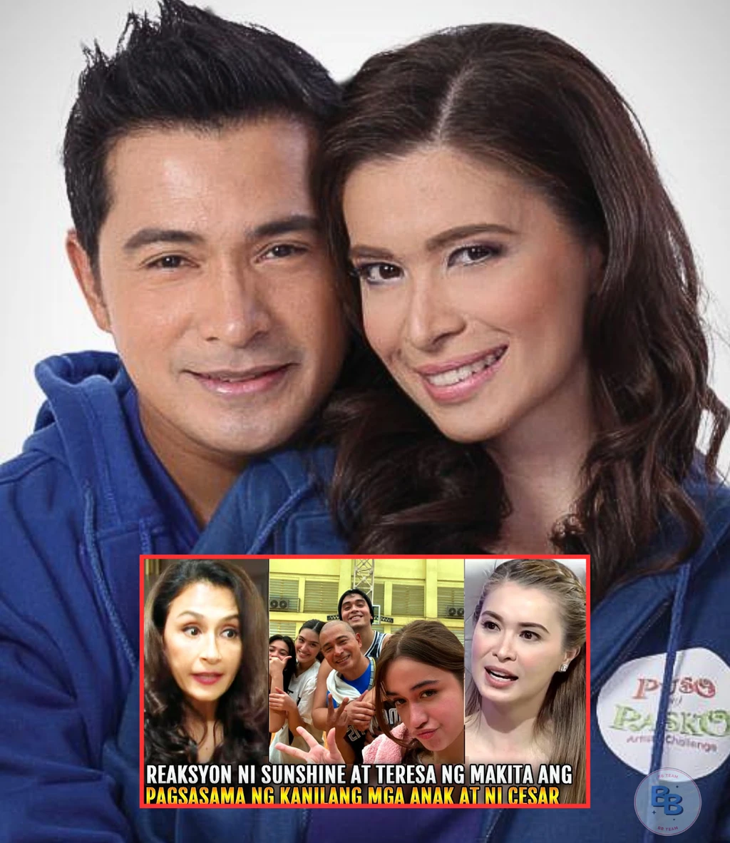 REAKSYON ni Sunshine at Teresa sa PAGSASAMA ng mga ANAK nila KAPILING ang Ama na si Cesar ...