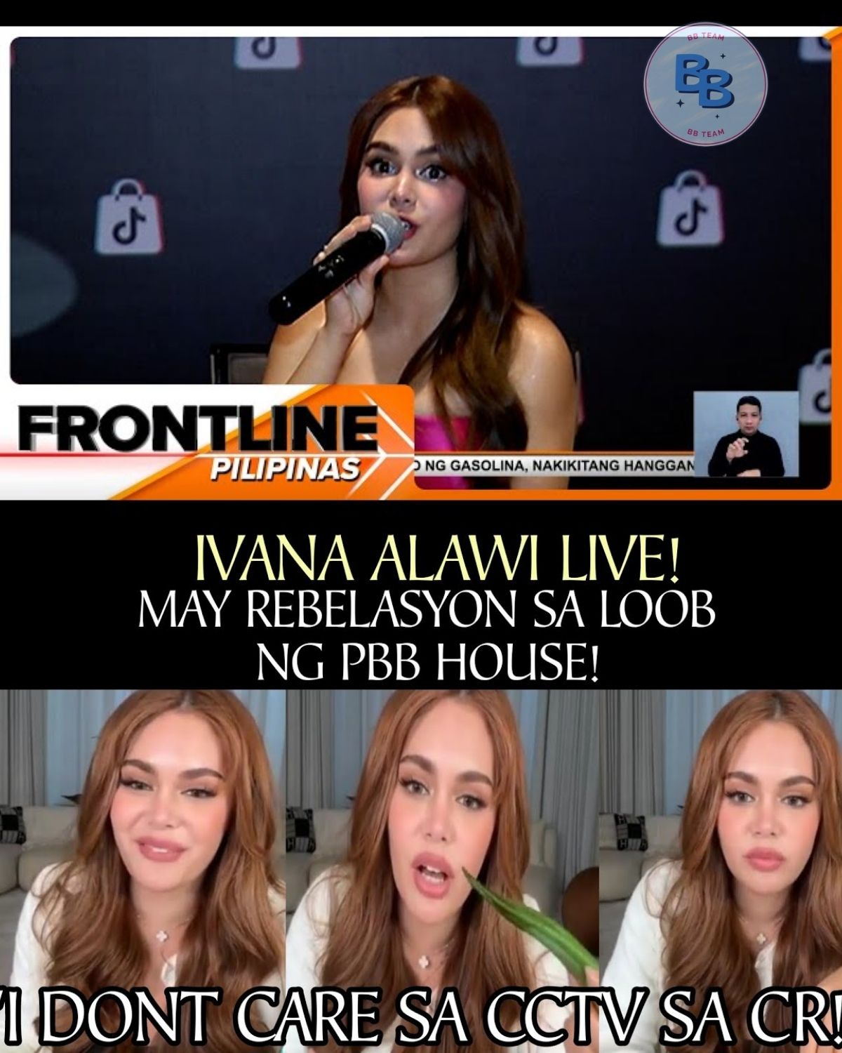 IVANA ALAWI LIVE! INAMIN NA WALA SYANG PAKE SA CCTV SA CR NG PBB! 😱• FULL STORY! - News