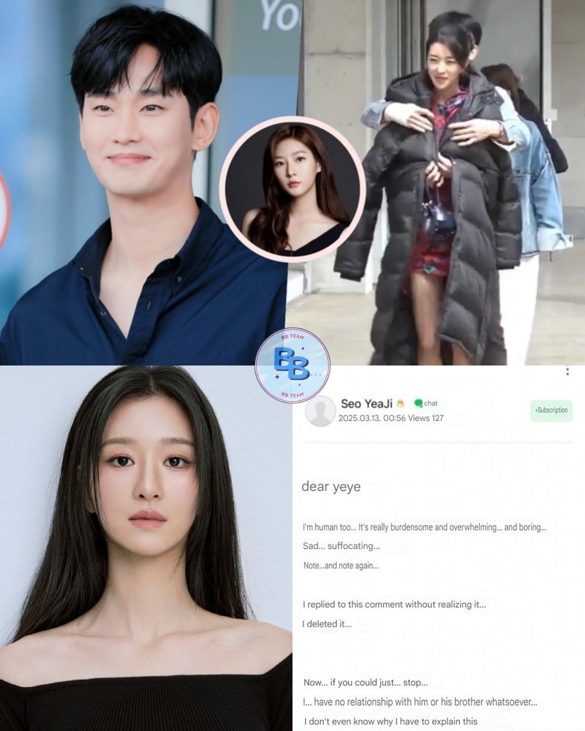 Actress Seo Ye Ji Breaks Silence, Cuts All Ties with Kim Soo Hyun and Gold Medalist - News