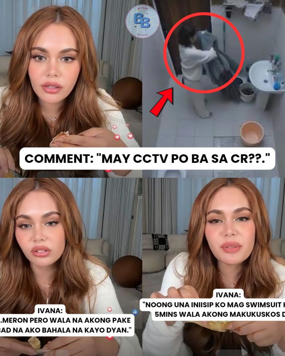 Ivana Alawi , walang pakialam sa CCTV sa loob ng banyo sa bahay ni Kuya 😱 "Noong una iniisip ko ...