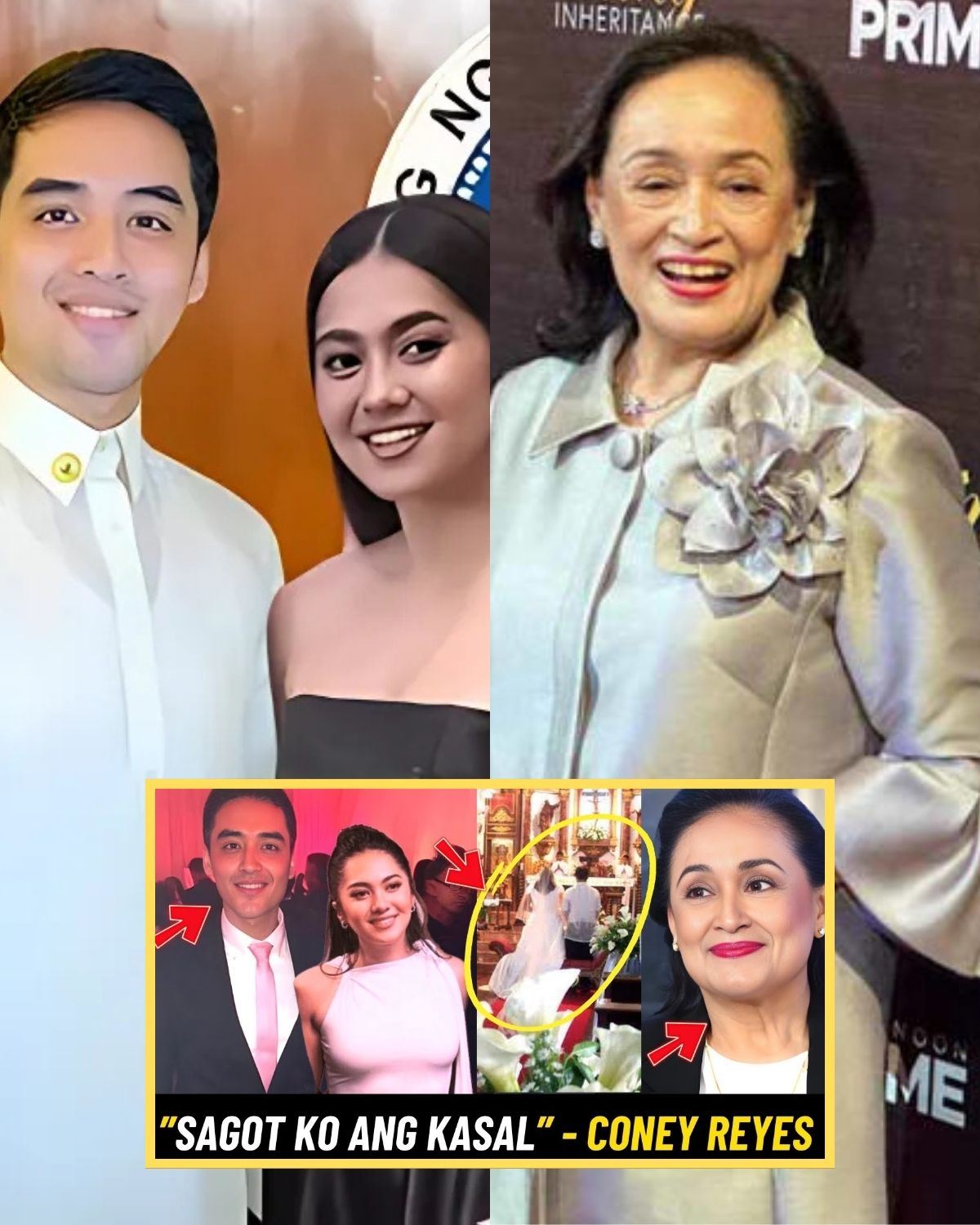 “Sasagutin ko ang Engrandeng Kasal nina Vico Sotto at Atasha Muhlach!” - Coney Reyes - News