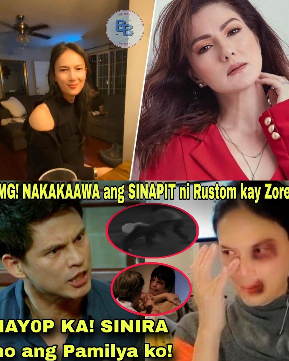 HULI SA AKTO! Zoren Legaspi BINUGBOG si Rustom Padilla DAHIL SA PANG-AAGAW KAY Carmina ...