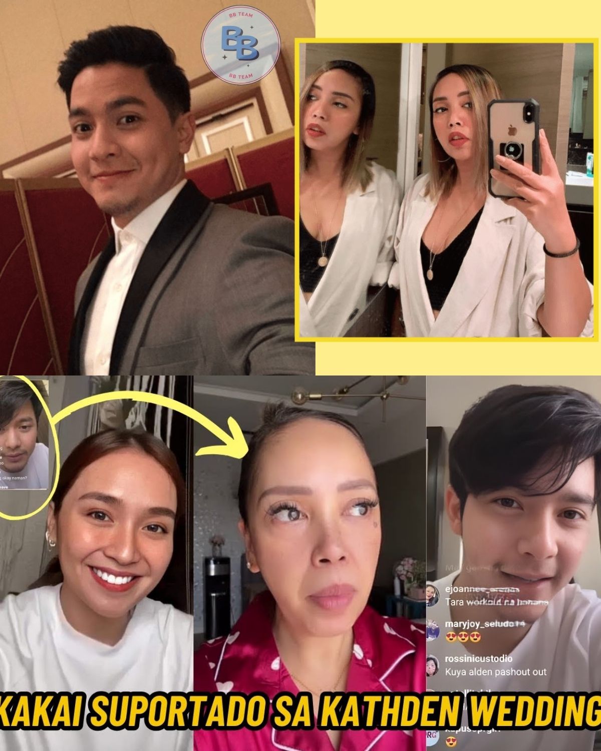UNBELIEVABLE! 😱 Kakai Bautista Todo Suporta sa Kasal nina Alden Richards at Kathryn Bernardo ...