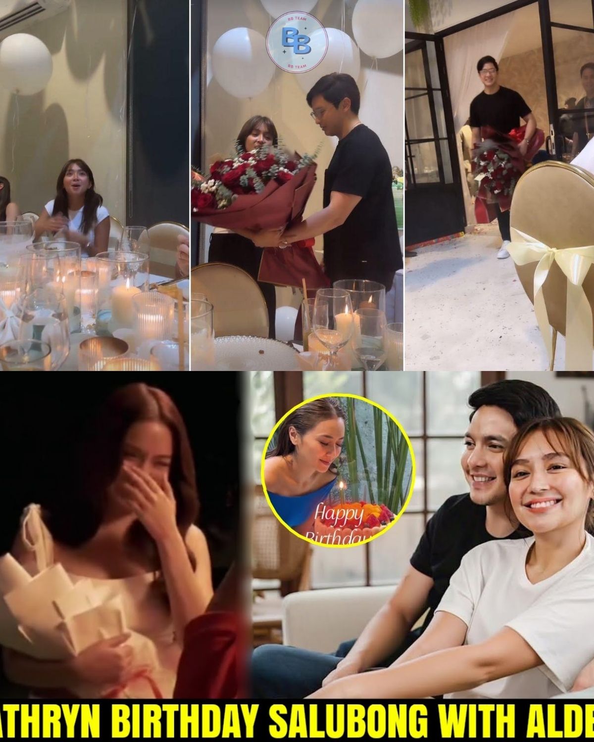 KATHRYN AT ALDEN MAGKASAMA SA BIRTHDAY SALUBONG, ANONG BIG SURPRISE ANG ...