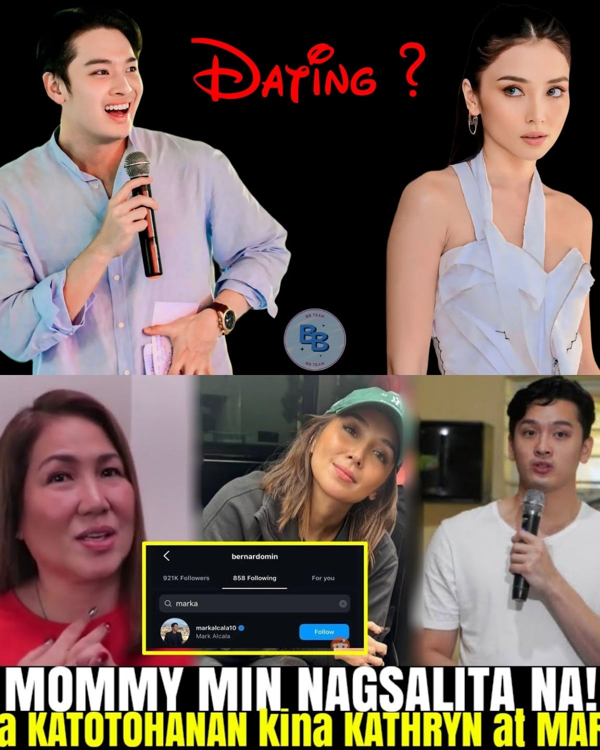 Katotohanan Nabunyag: Relasyon nina Kathryn at Mark Nasira Dahil sa Pag-Follow ni Mommy Min?! - News