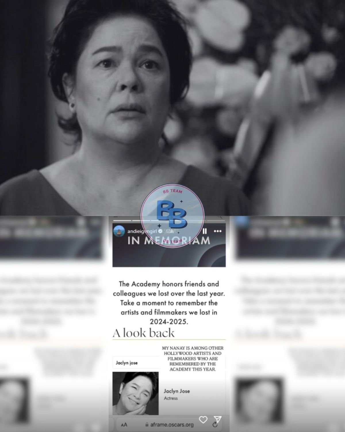Veteran Filipino Actress Jaclyn Jose Included In Oscars 2025 In ...