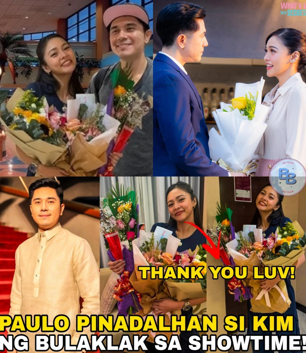 OMG! PAULO AVELINO FIRST TIME PADALHAN SI KIM CHIU NG BULAKLAK SA SHOWTIME, MGA HOSTS KINILIG ...
