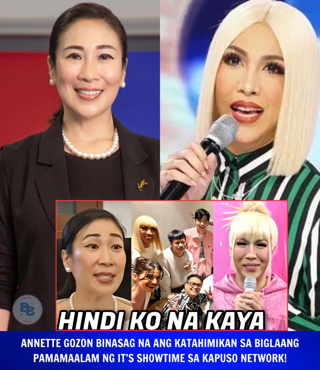 ANNETTE GOZON BINASAG NA ANG KATAHIMIKAN SA BIGLAANG PAMAMAALAM NG IT’S SHOWTIME SA KAPUSO ...