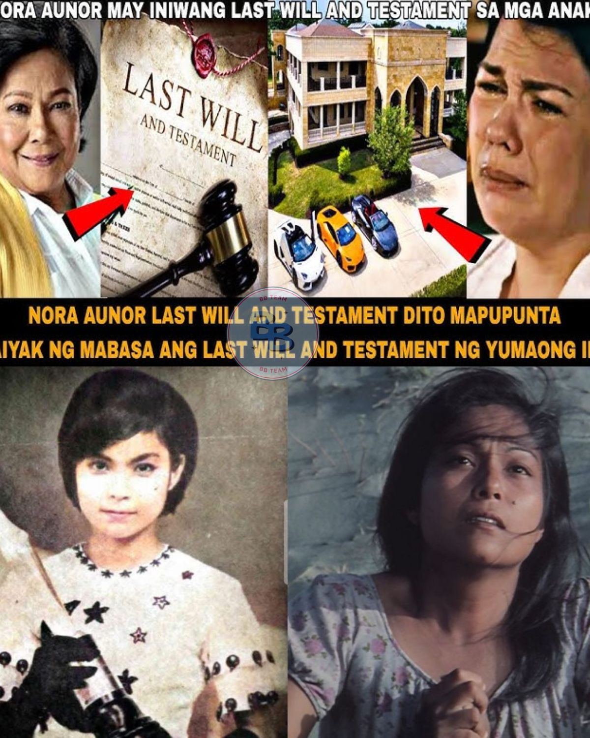 UMIYAK NG TODO SI LOTLOT DE LEON NANG MALAMAN ANG LAMAN NG HULING HABILING NI NORA AUNOR—MGA ARI ...