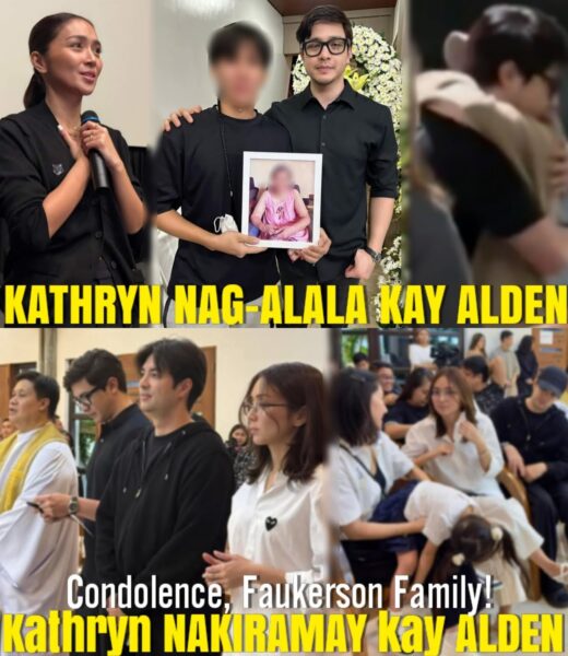 Kathryn Bernardo at Pamilya, Nakiramay sa Burol ng Lolo ni Alden ...