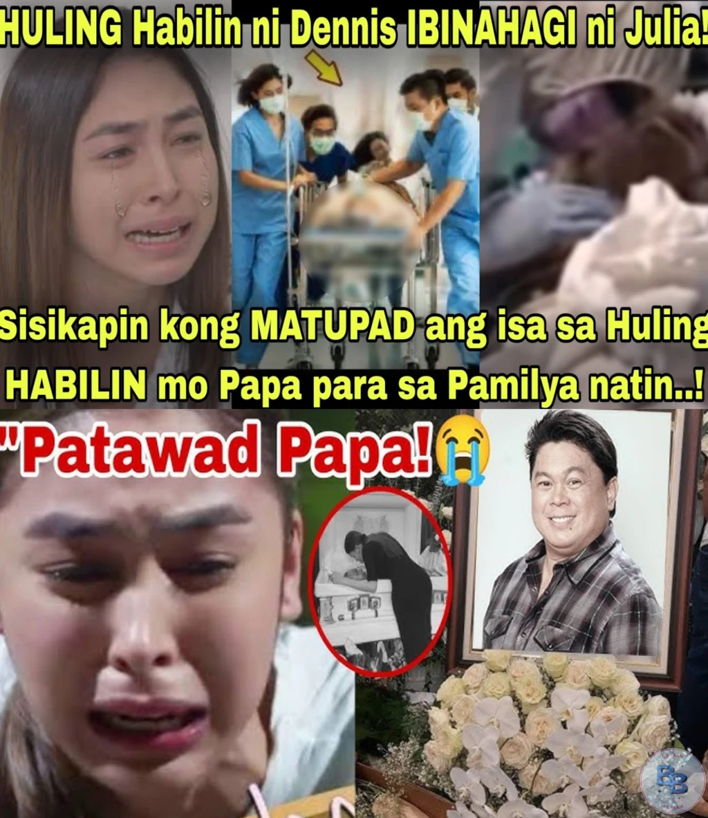 Julia Barretto Overcome with Emotion at Dennis Padilla’s Memorial – The Tearful Farewell That ...