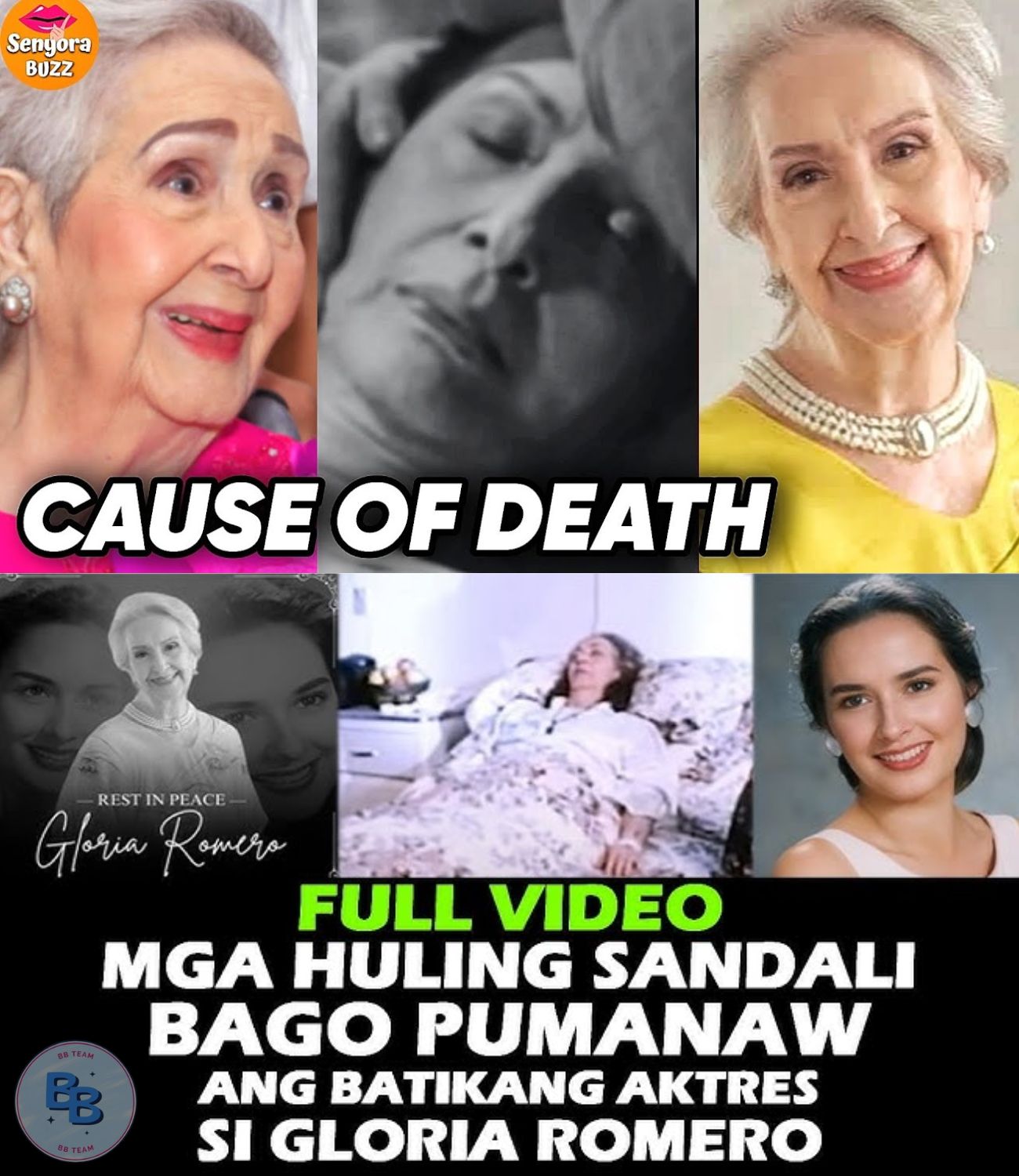 ACTUAL VIDEO: Huling Sandali ni Gloria Romero - Mga Luha, Panalangin ...