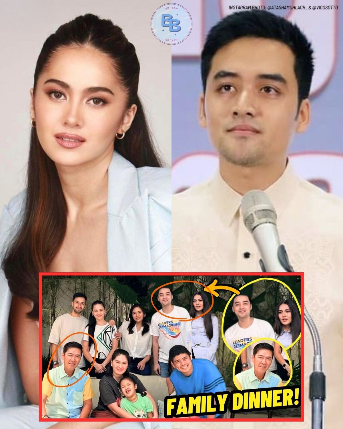 ATASHA MUHLACH SHOCKS FANS AS SPECIAL GUEST AT MAYOR VICO'S FAMILY DINNER WITH BOSSING VIC SOTTO ...