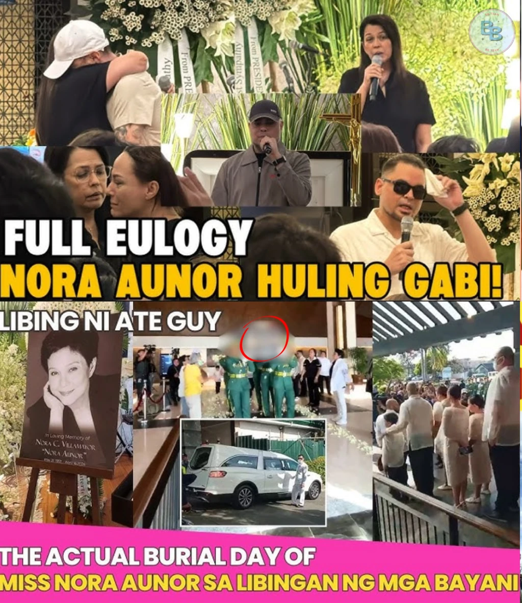 Watch! Nora Aunor INIHATID NA sa LIBINGAN ng mga BAYANI the ONE and ...