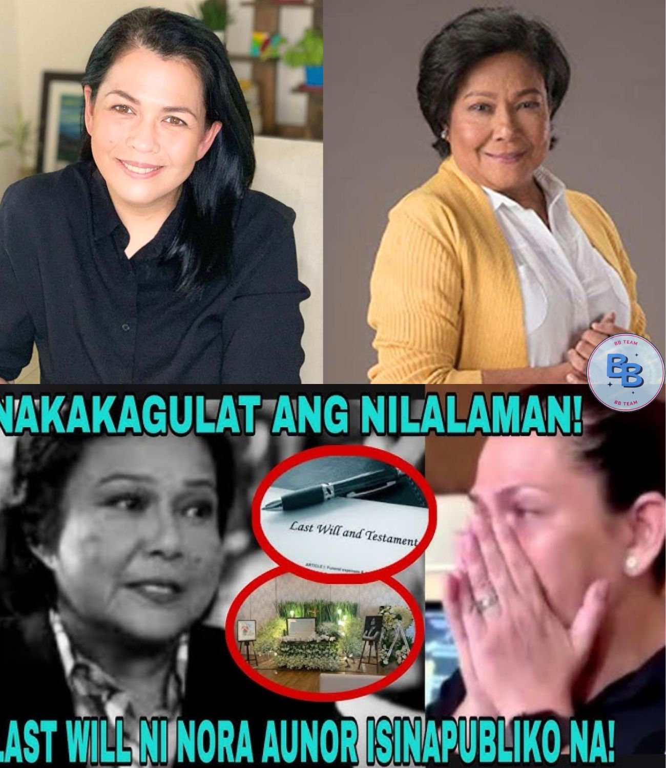 LAST WILL NI NORA AUNOR ISINAPUBLIKO NA! LOTLOT DE LEON GULAT NA GULAT ...