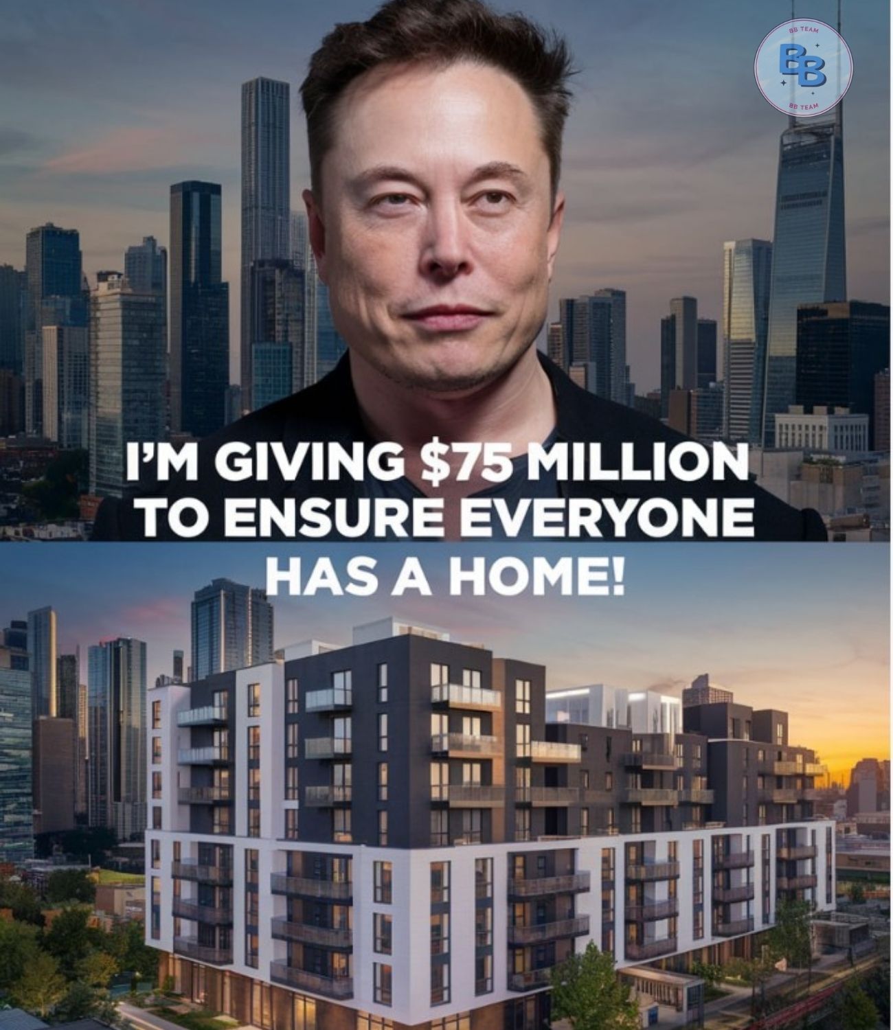 Musk Donates $75 Million for Housing: “A Home for Everyone” Elon Musk ...