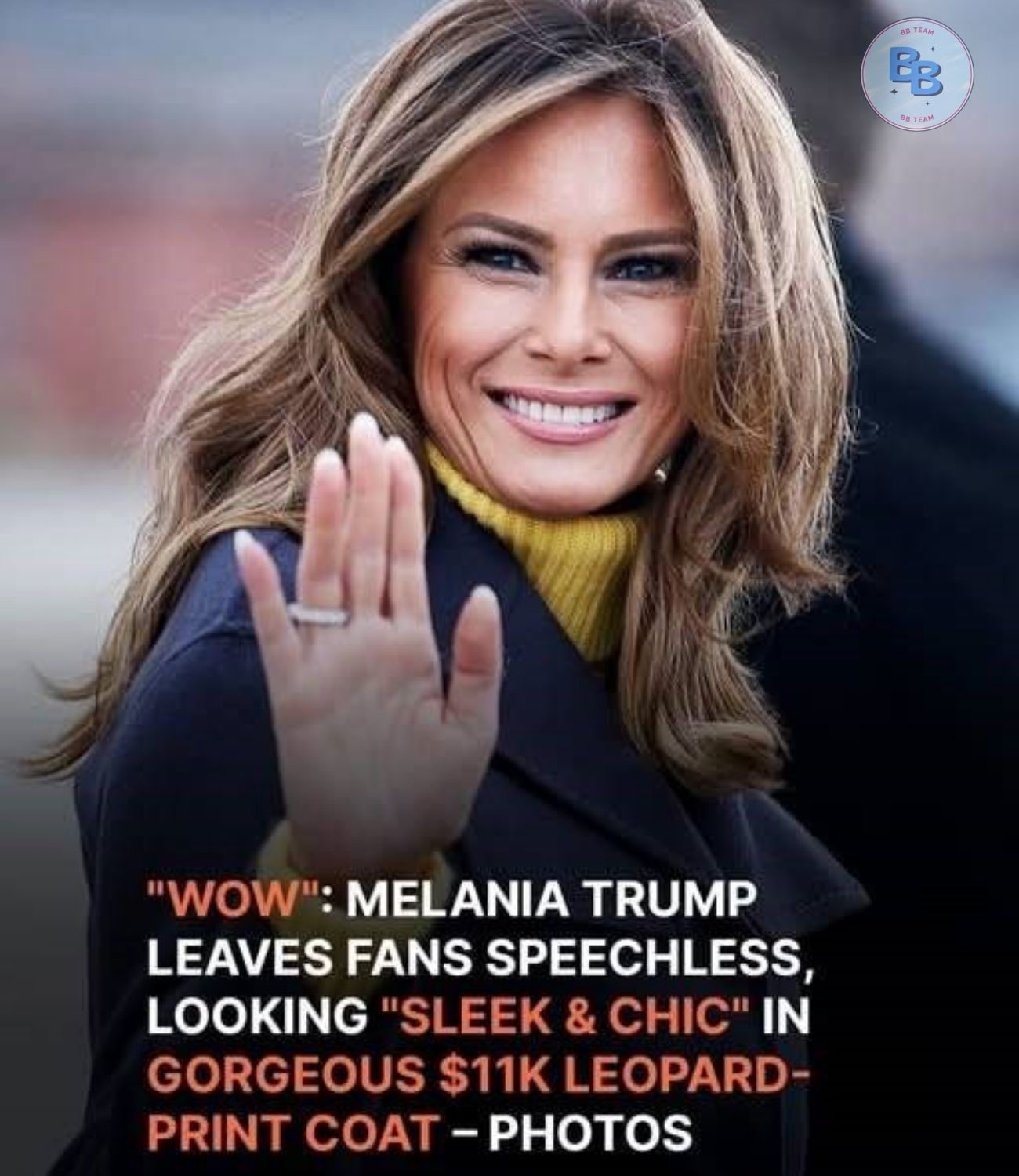 Wow, Melania Trump Stuns in Gorgeous Leopard-Print Coat at ...