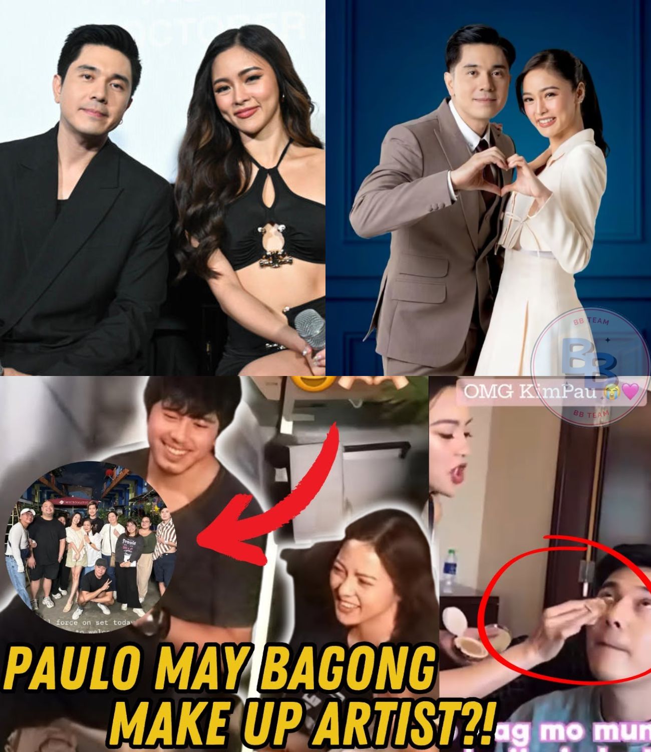 KIM CHIU SERYOSO SA PAG MIMAKE UP SA JOSAWA NIYANG SI PAULO AVELINO! KIMPAU MOVIE MINAMADALI NA ...