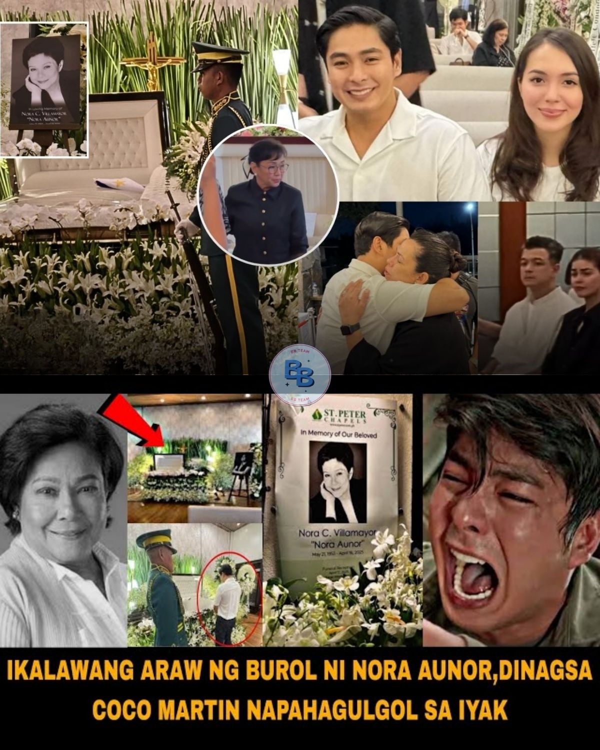 Unbelievable Scene at Nora Aunor’s Second Wake Day—Coco Martin ...