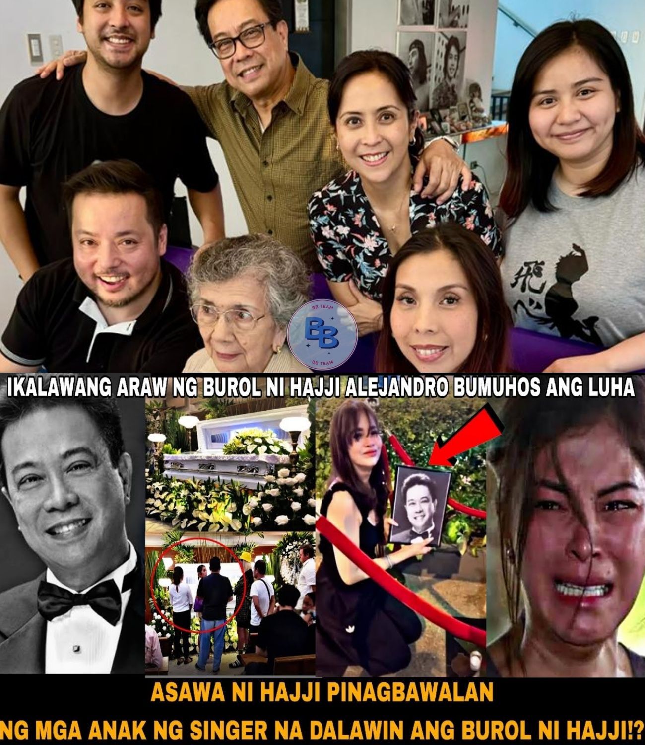 TEARS FLOOD Hajji Alejandro’s Wake as His Wife Is BANNED by Their ...