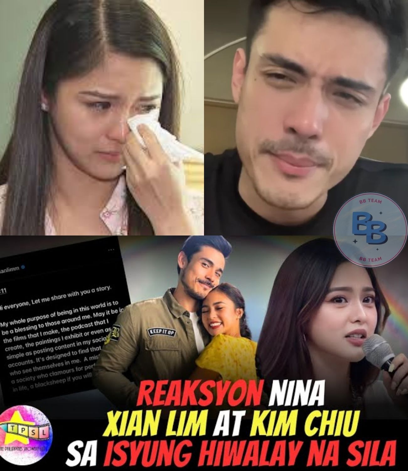 Reaksyon nina Xian Lim at Kim Chiu sa isyung Hiwalay na sila - News