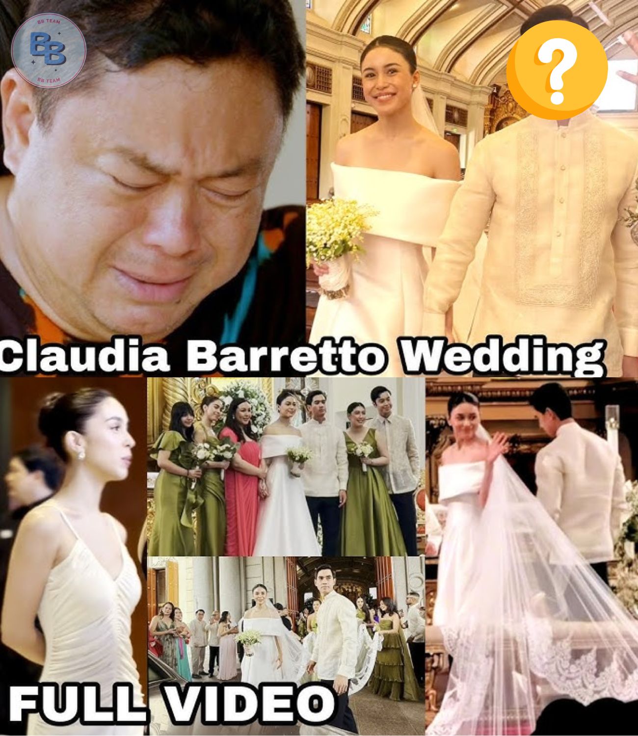 H0T H0T: Mga kilalang tao na nakita sa kasal ni Claudia Barretto - PERO Sino ang misteryosong ...